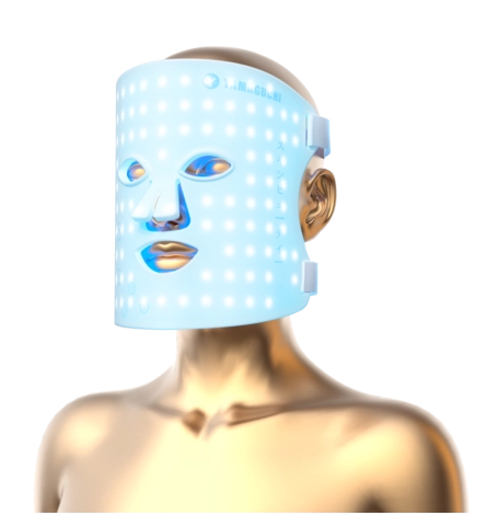 Силиконовая маска для фотоомоложения лица Yamaguchi LED Light Face Mask