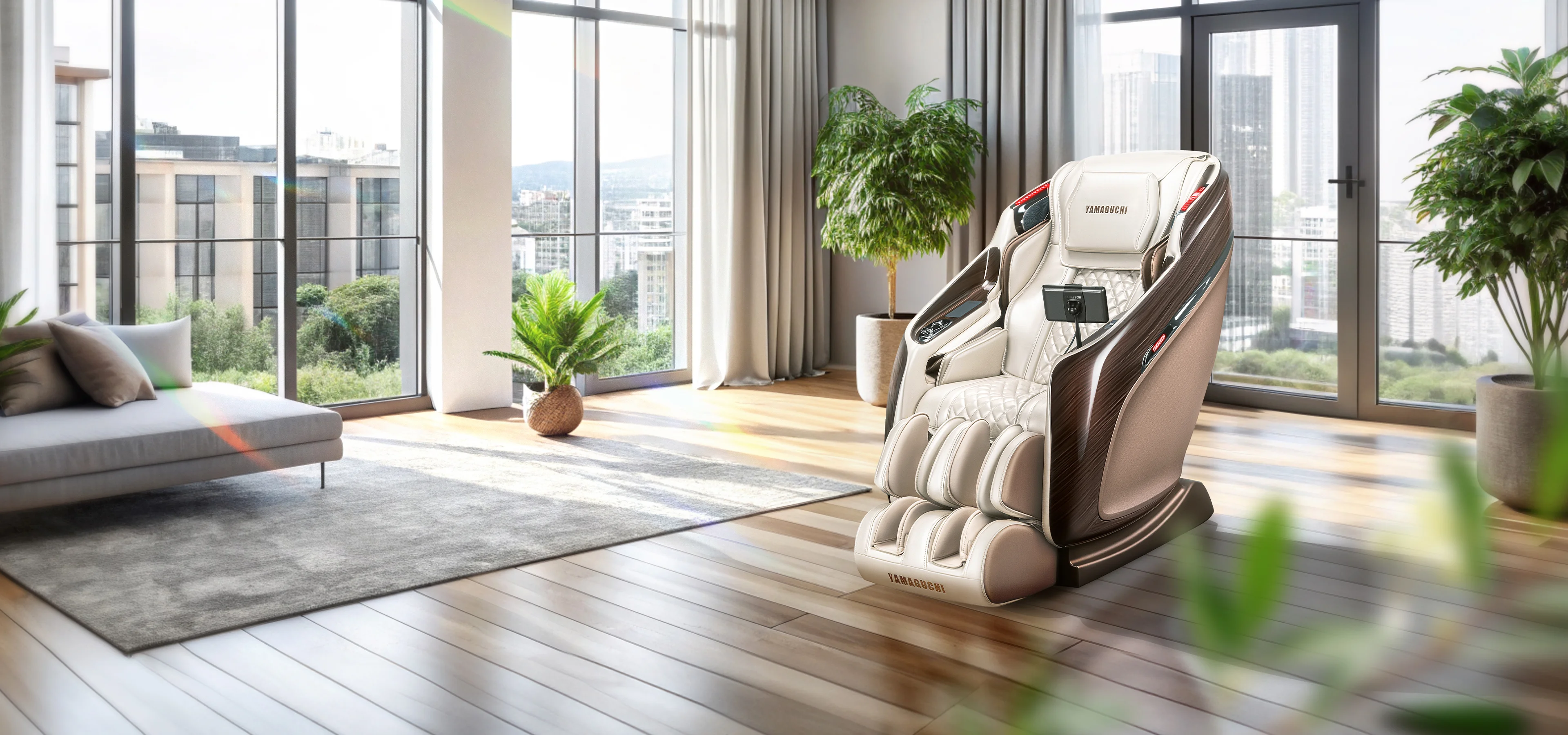Массажное кресло Yamaguchi GT (коричневое)