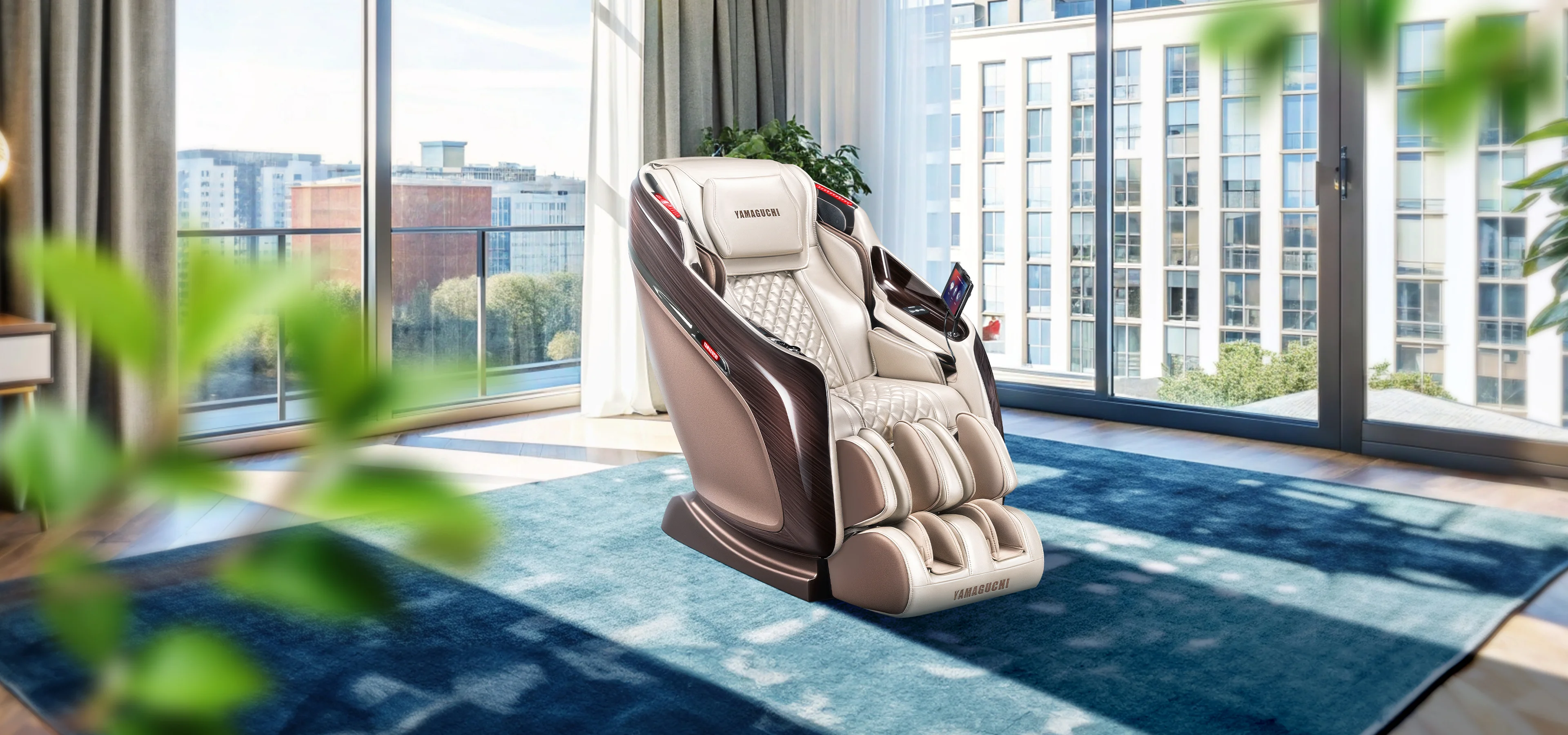 Массажное кресло Yamaguchi GT (коричневое)
